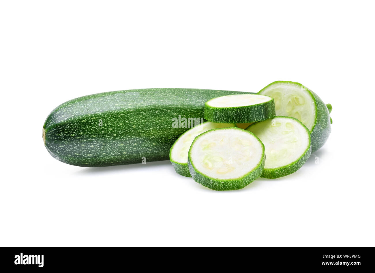 zucchini isolated on white background Stock Photo - Alamy