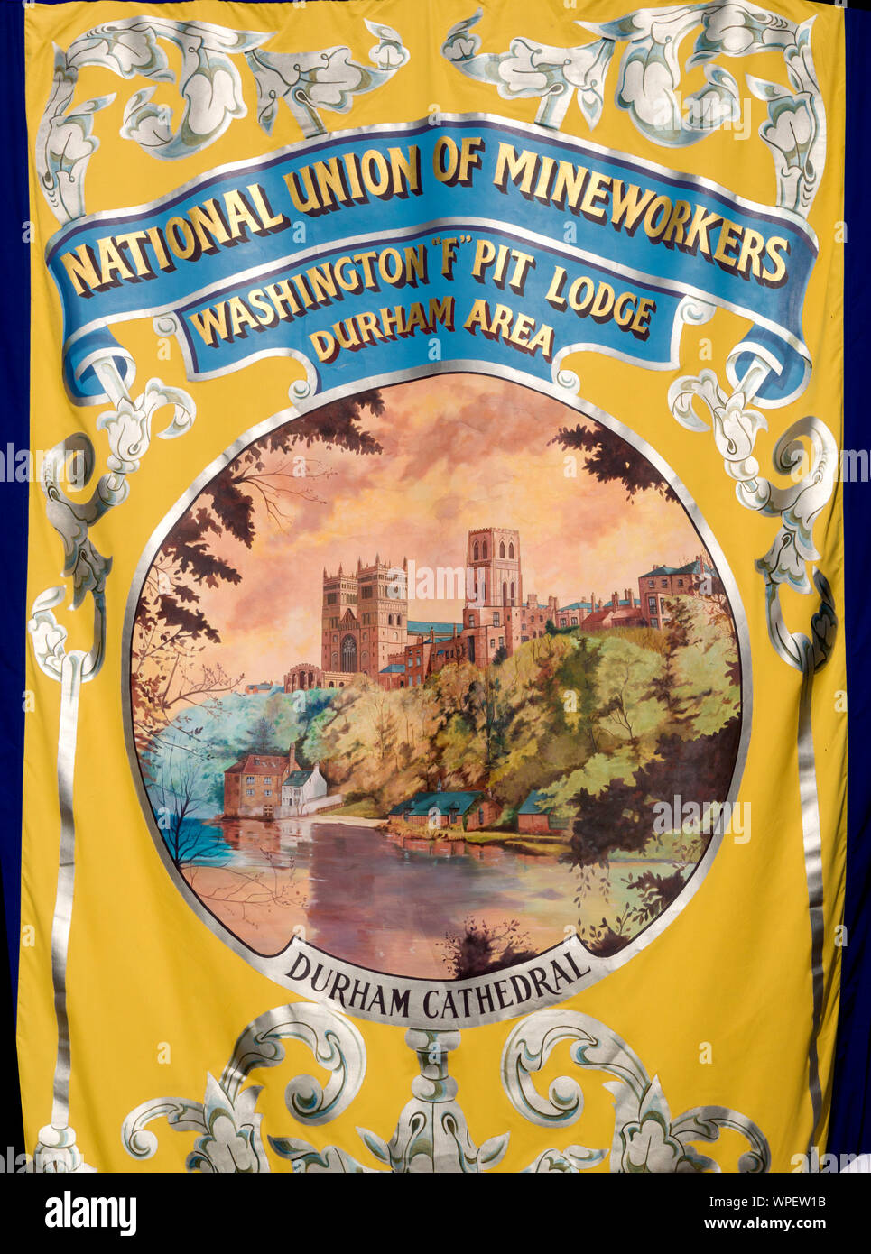 Washington 'F' Pit Lodge Banner at Durham Miners' Gala Stock Photo - Alamy