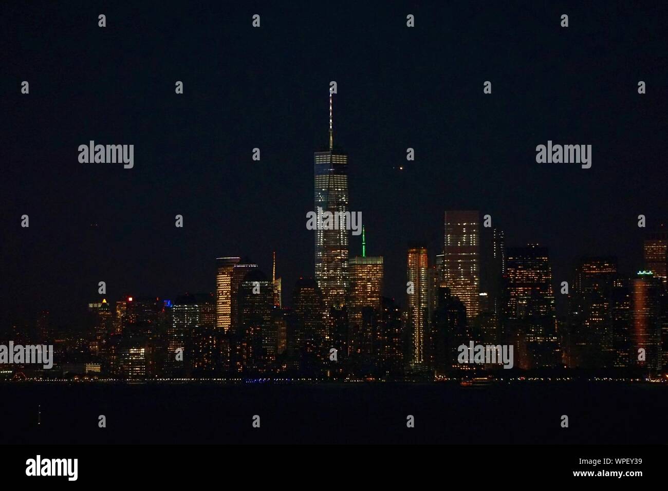 World trade center at night hi-res stock photography and images - Alamy