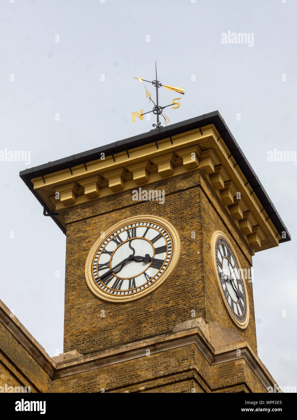 Clock tower weathervane hi-res stock photography and images - Alamy