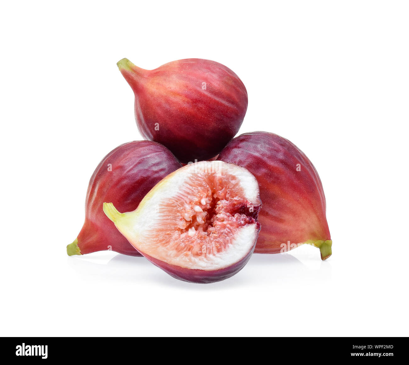 Figs fruits isolated on white background Stock Photo - Alamy