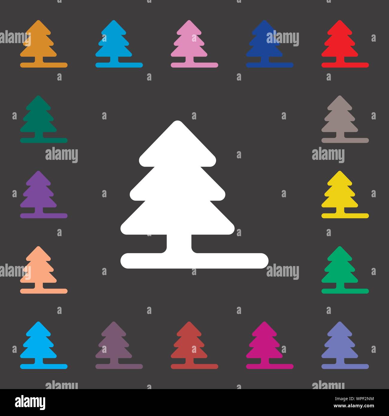 Christmas tree lots Stock Vector Images - Alamy