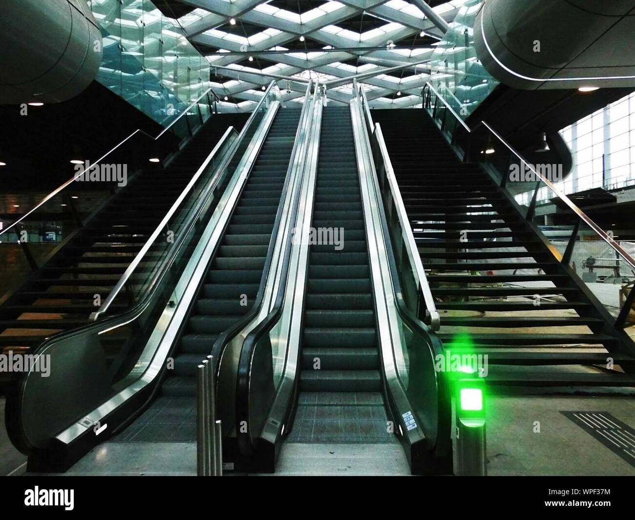 Green Escalators High Resolution Stock Photography and Images - Alamy