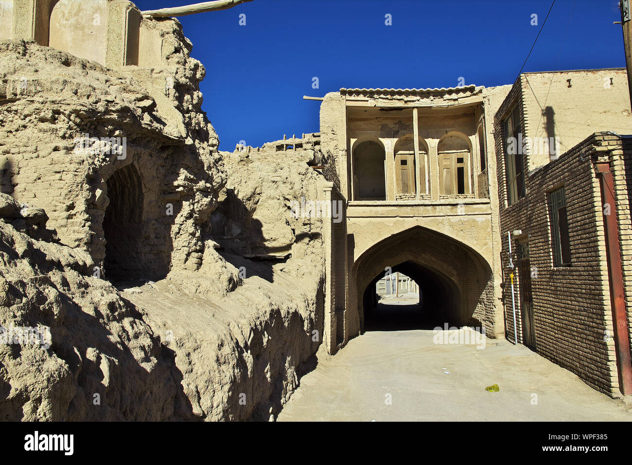 Nain / Iran - 02 Oct 2012: The abandoned city, Nain, Iran Stock Photo ...