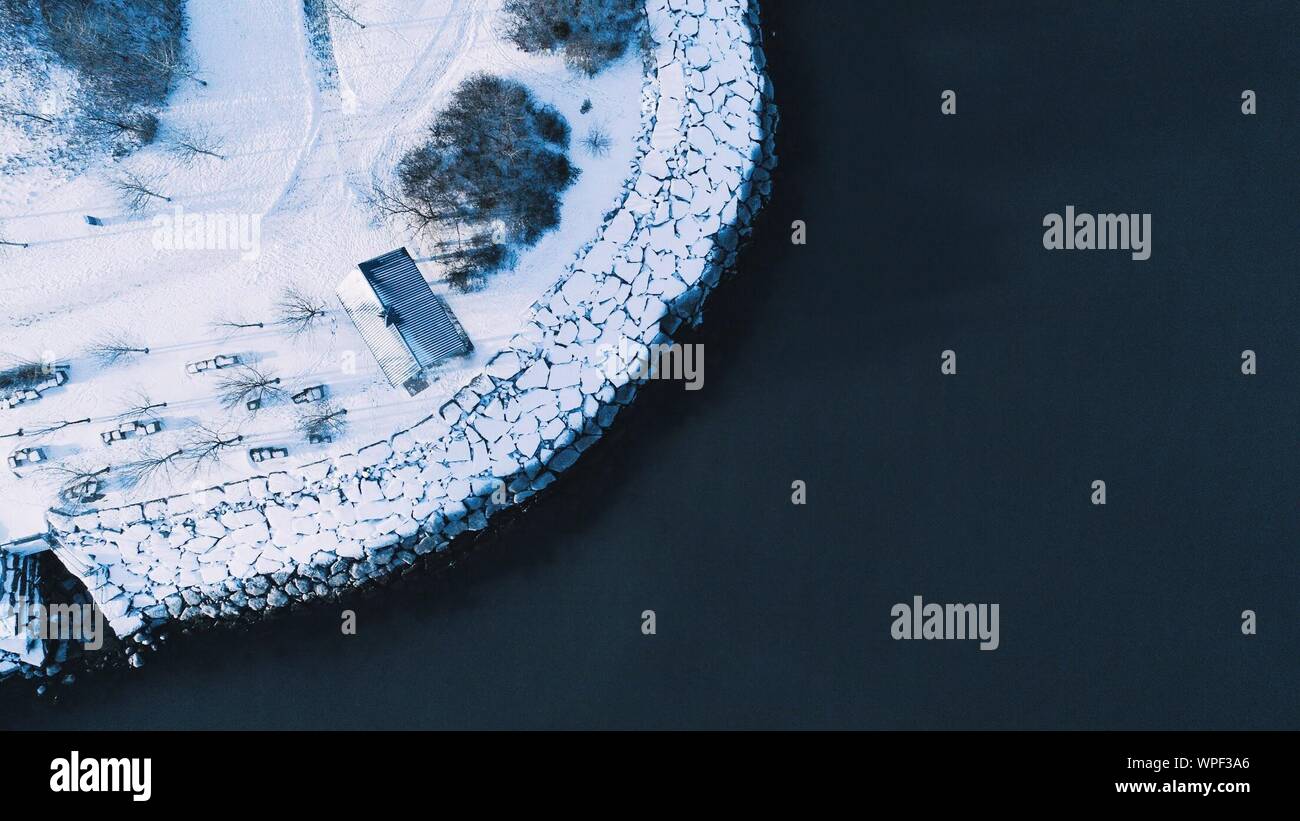 The sea was frozen hi-res stock photography and images - Alamy