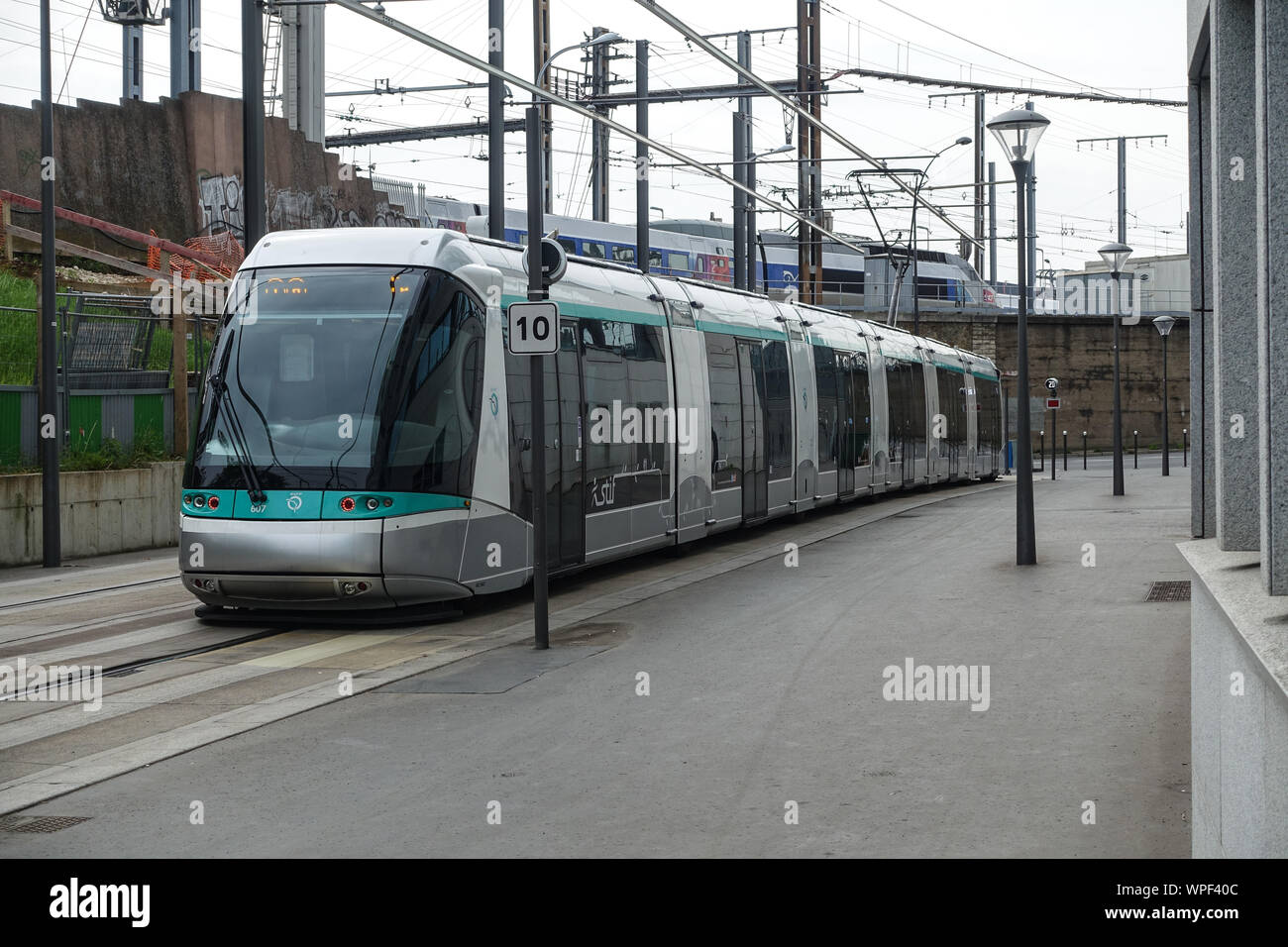 Paris, Tramway T6, Chatillon Stock Photo - Alamy