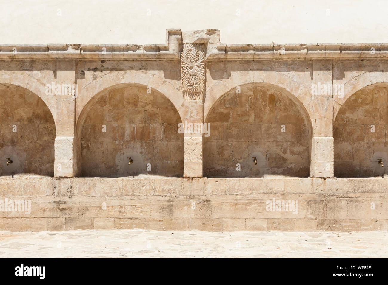 old stone cistern in Pegeia, Cyprus Stock Photo - Alamy