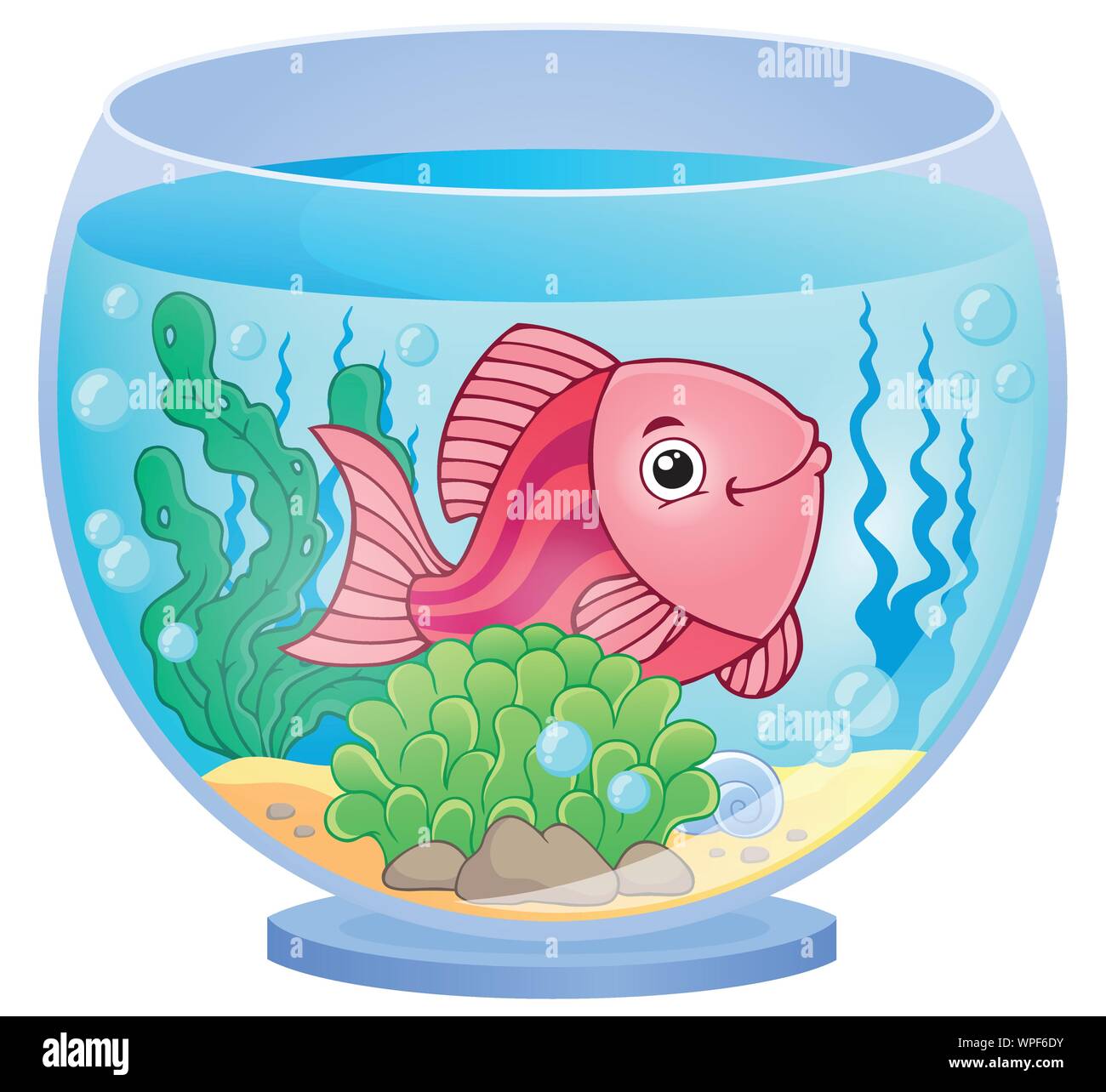 Aquarium theme image 9 Stock Vector Image & Art - Alamy