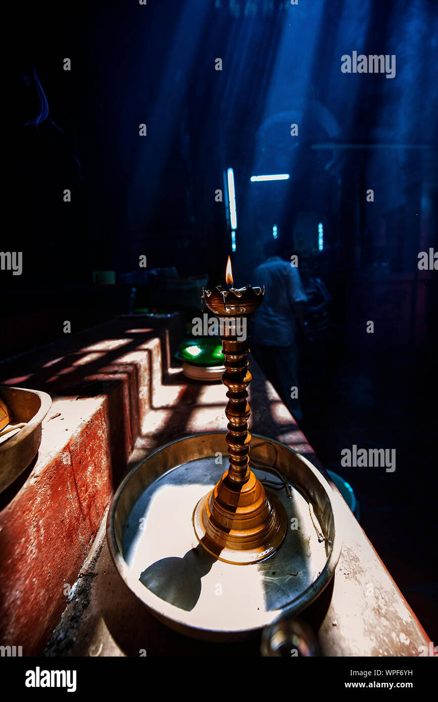 Temple Oil Lamp High Resolution Stock Photography and Images - Alamy