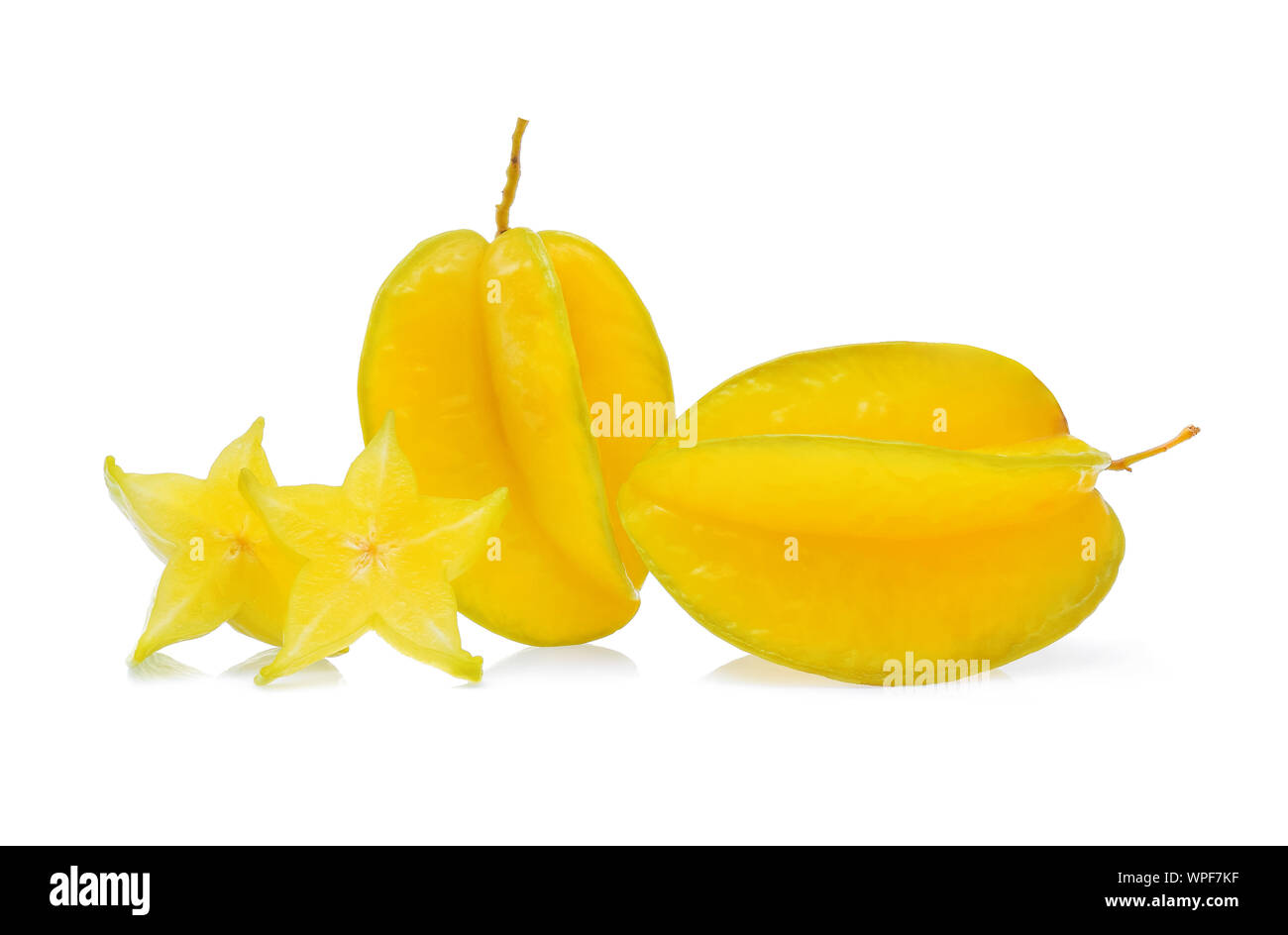 Star apple on white background Stock Photo - Alamy