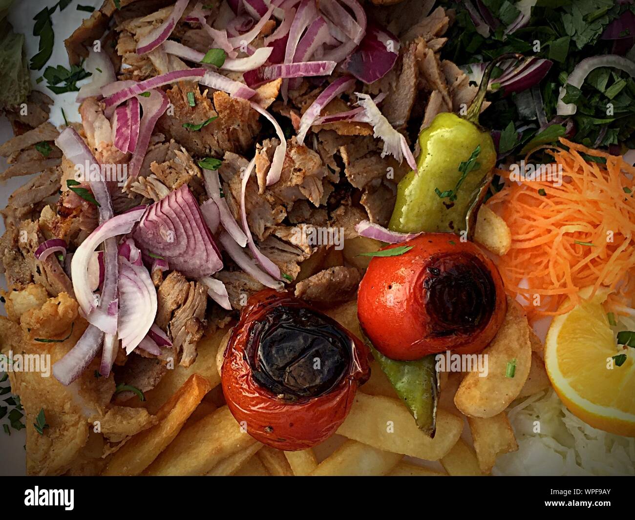 Gyros Plate High Resolution Stock Photography and Images - Alamy