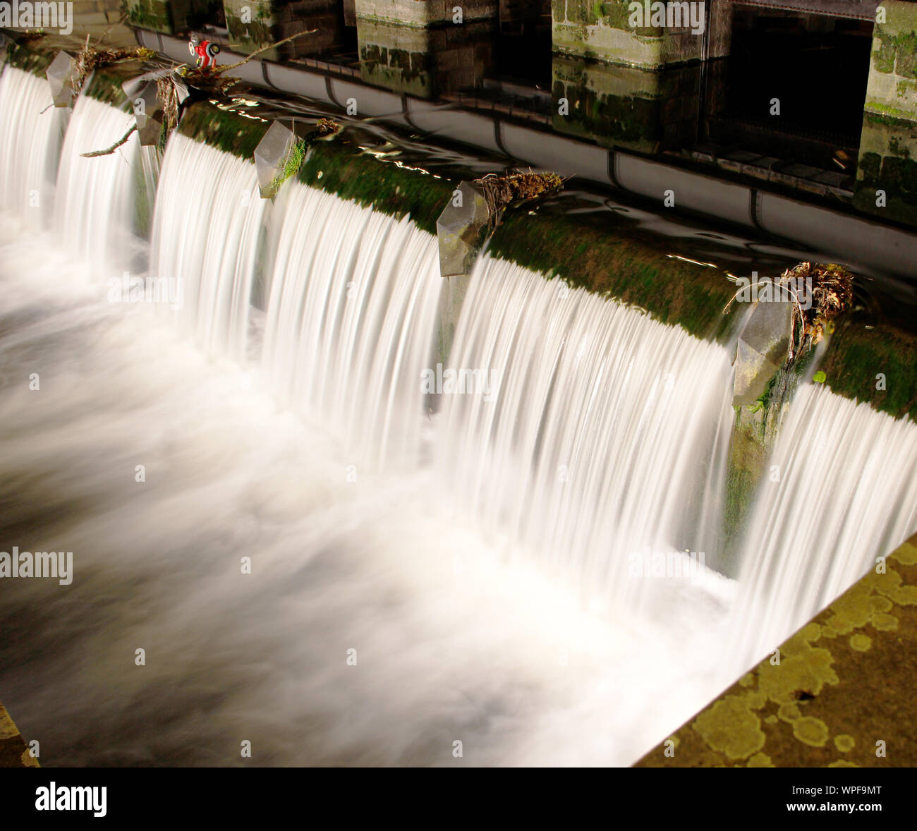 Water cascade weir on river hi-res stock photography and images - Alamy