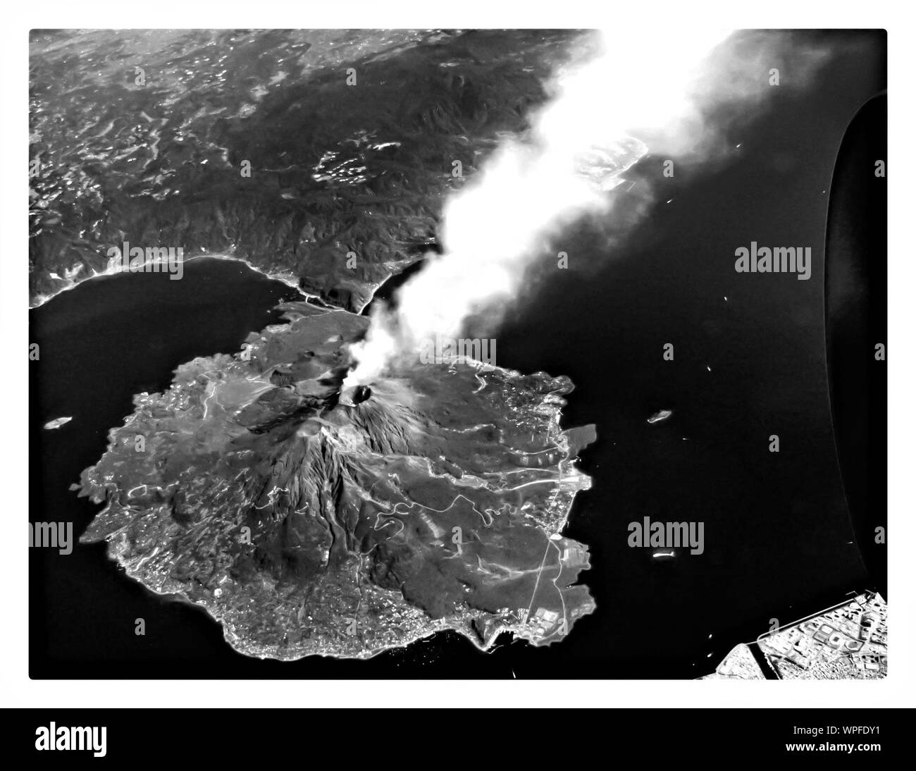 Volcano erupting water Cut Out Stock Images & Pictures - Alamy