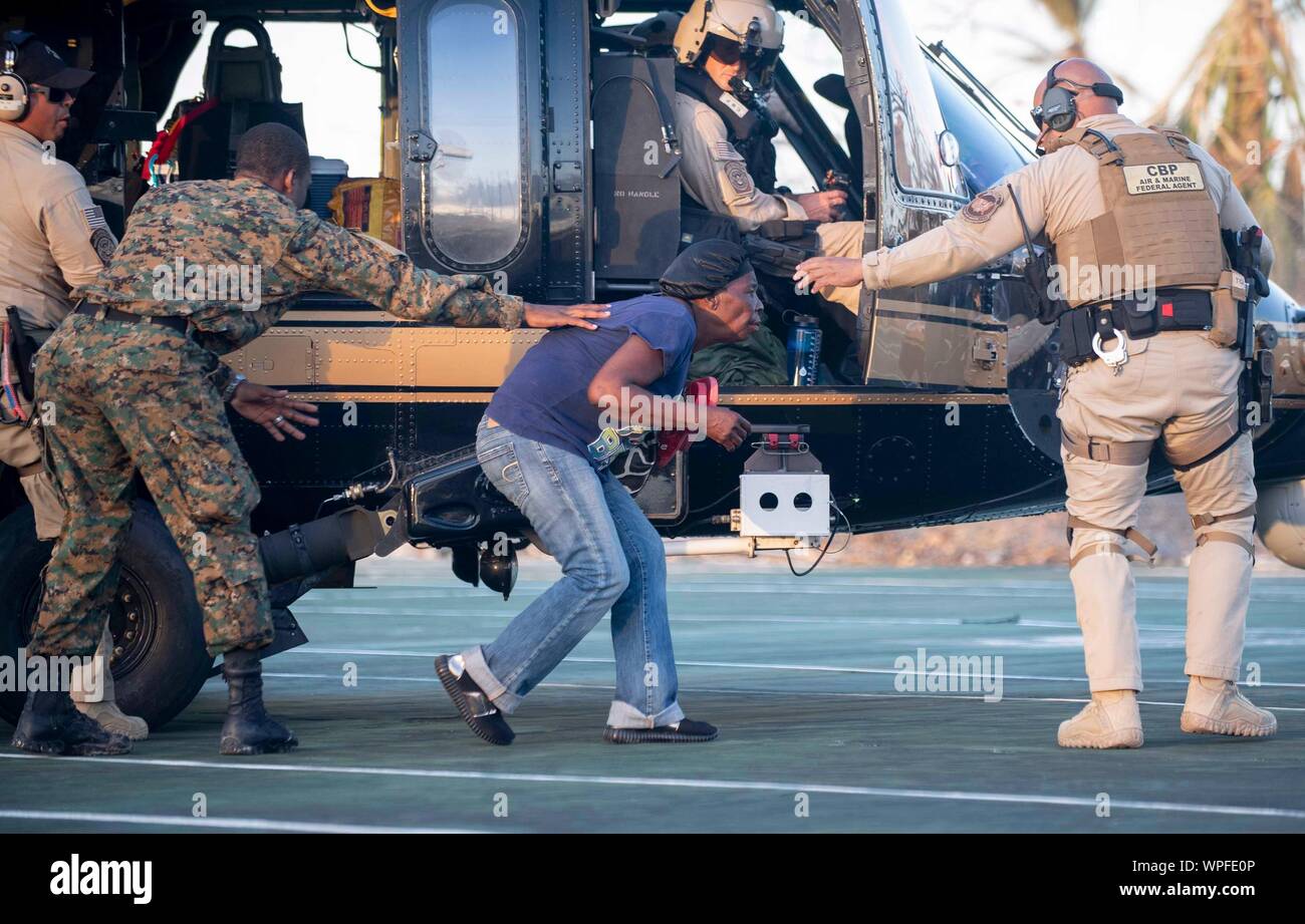 Treasure Cay, ABACO, BAHAMAS. 8th Sep, 2019. Non-governmental ...