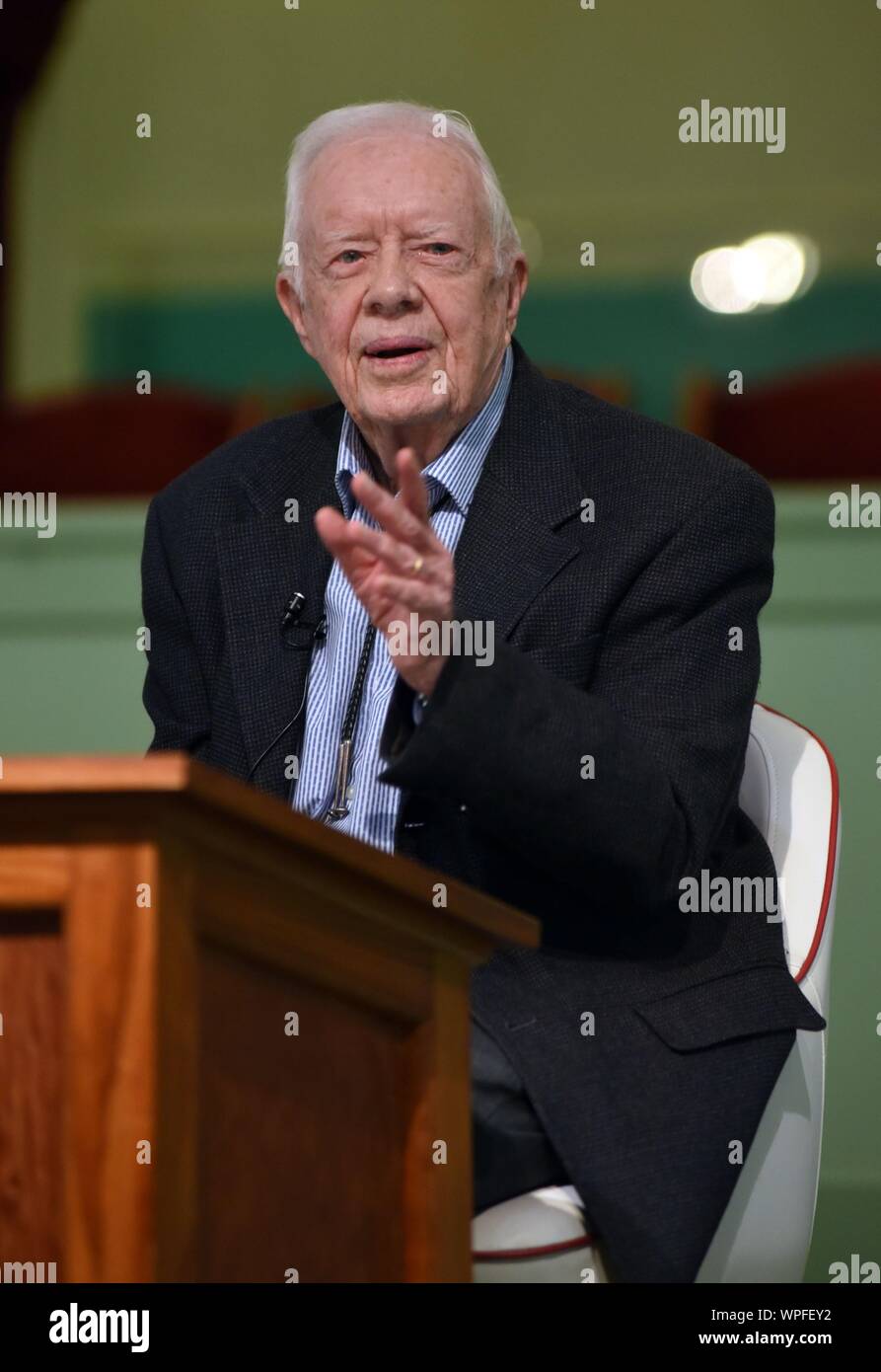 Jimmy carter maranatha baptist church hi-res stock photography and ...