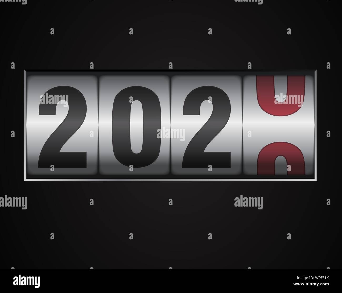 2020 end Stock Vector Images - Alamy