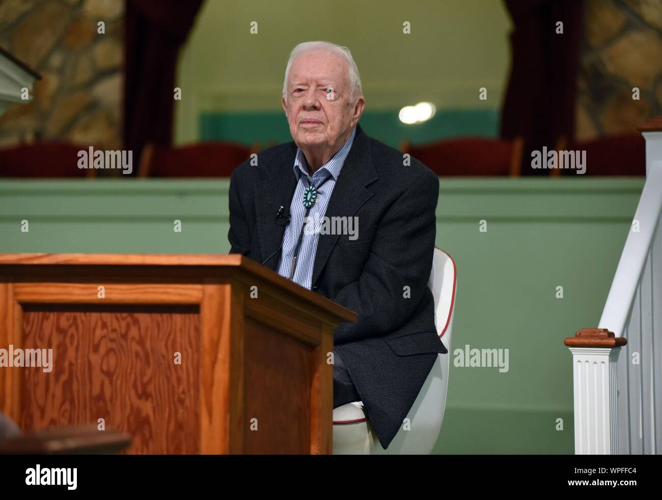 Plains, GA, USA. 8th Sep, 2019. Jimmy Carter in attendance for Jimmy ...