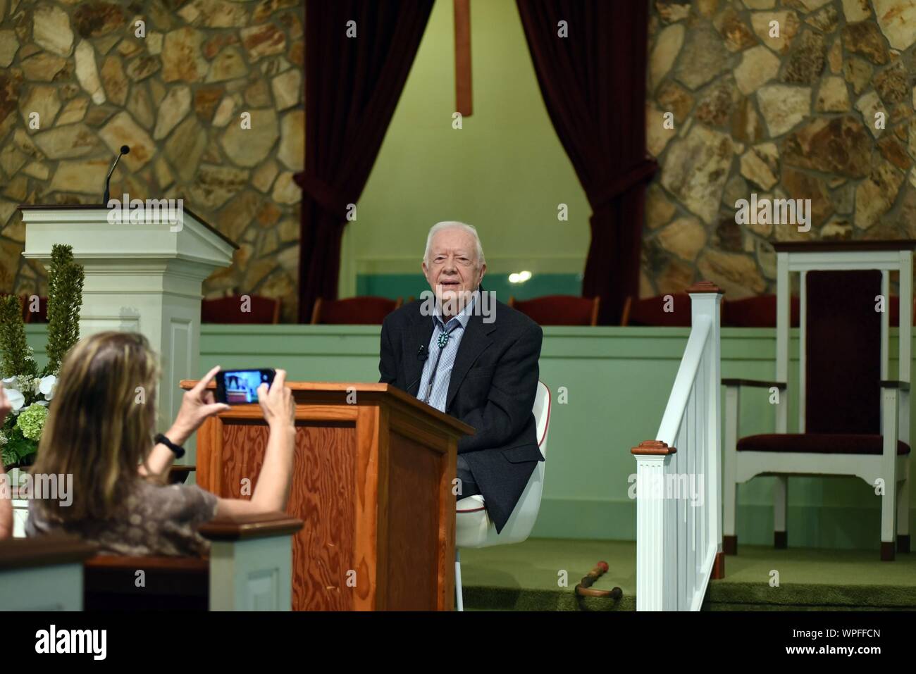 Jimmy carter maranatha baptist church hi-res stock photography and ...