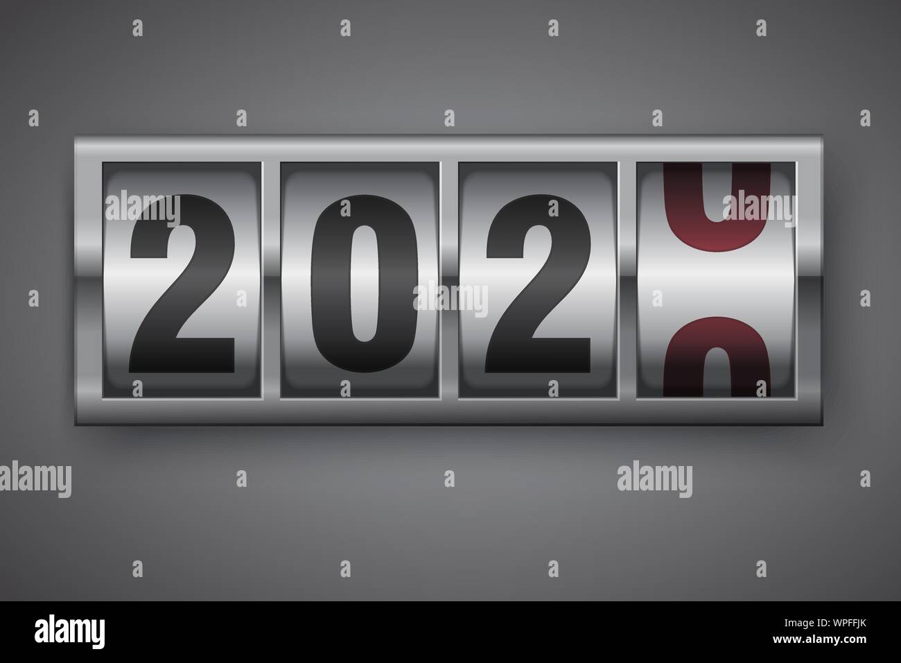 2020 end Stock Vector Images - Alamy