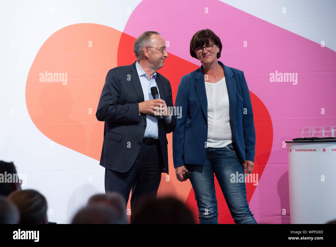 Norbert WALTER-BORJANS, former Minister of Finance NRW, and Saskia ...
