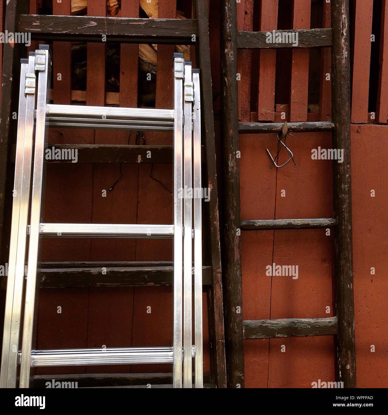 Steel ladder ladders hi-res stock photography and images - Alamy