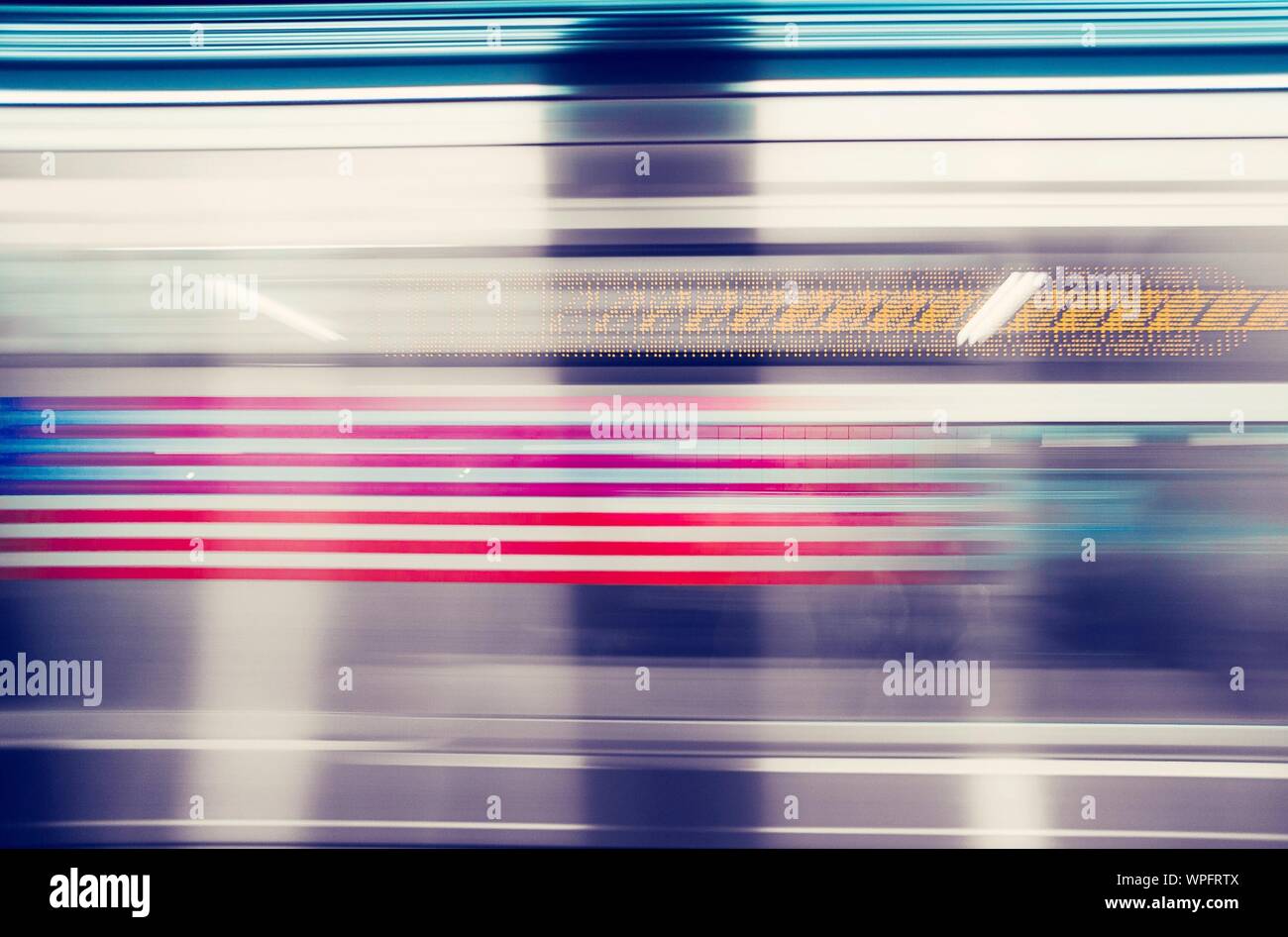 Blurred train subway hi-res stock photography and images - Alamy