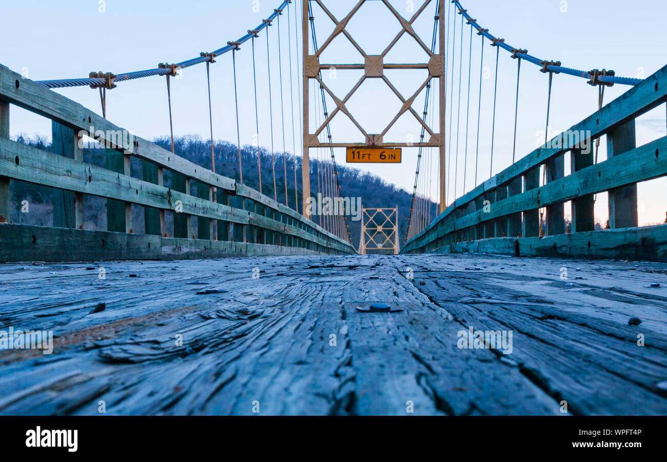 Empty Suspension Bridge High Resolution Stock Photography and Images ...