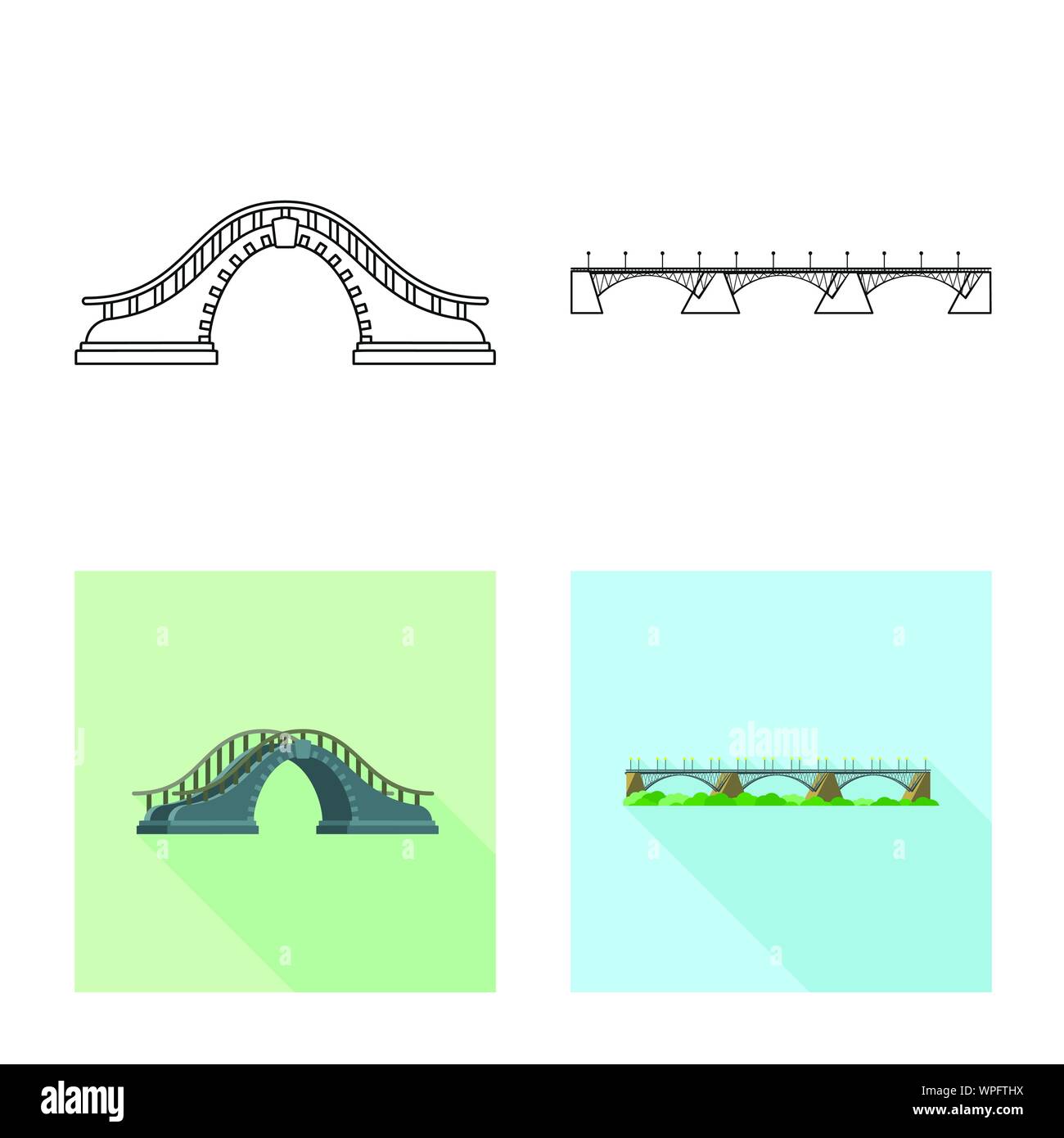 Vector design of connection and design sign. Collection of connection and side vector icon for ...