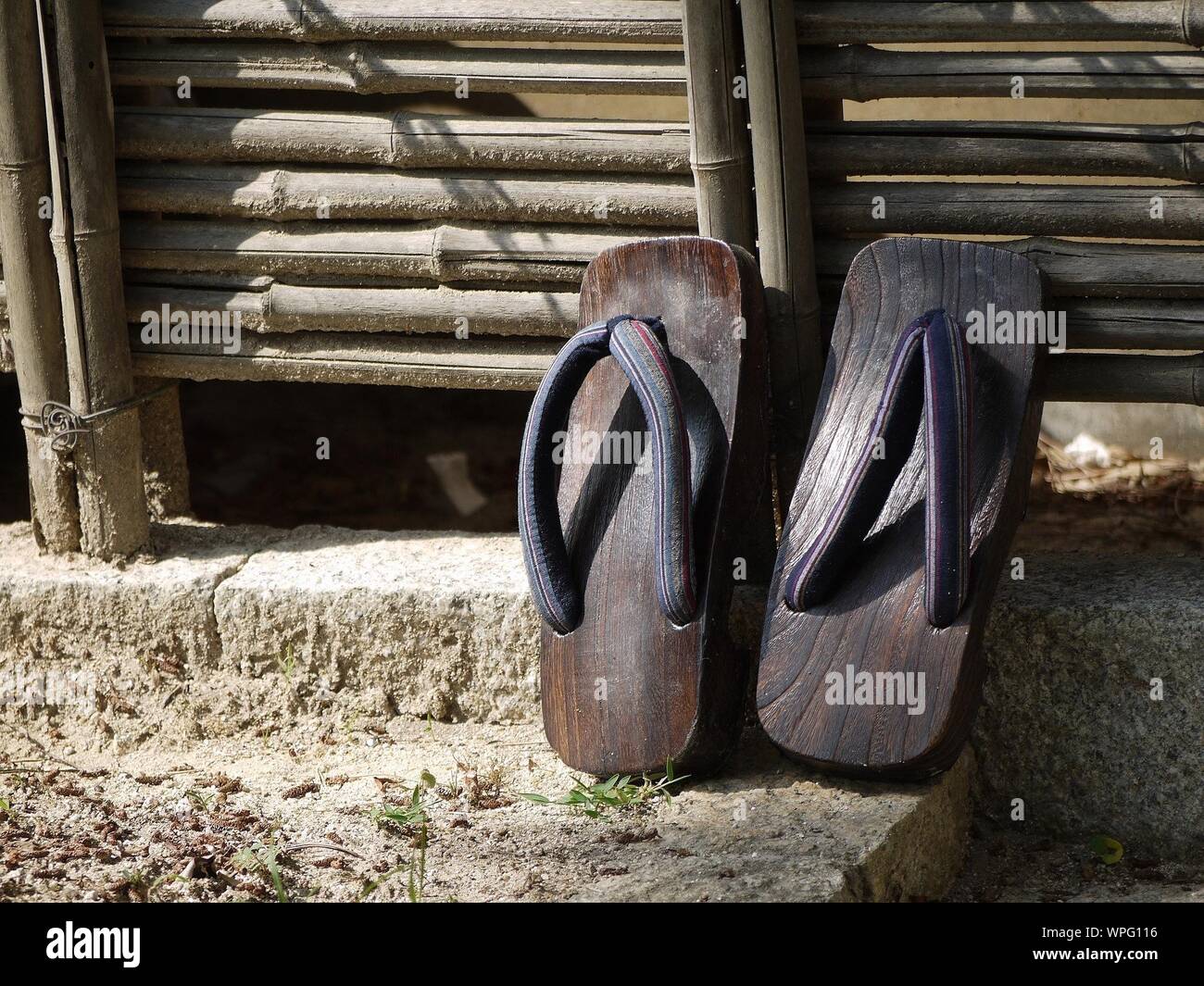 Wood slippers hi-res stock photography and images - Alamy