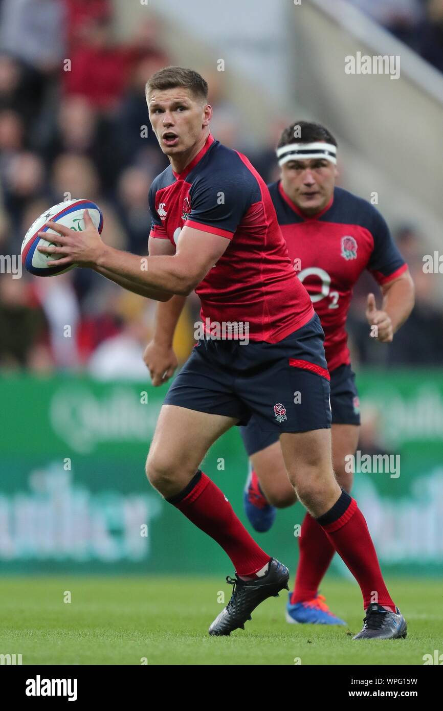 OWEN FARRELL, ENGLAND and SARACENS RU, 2019 Stock Photo - Alamy