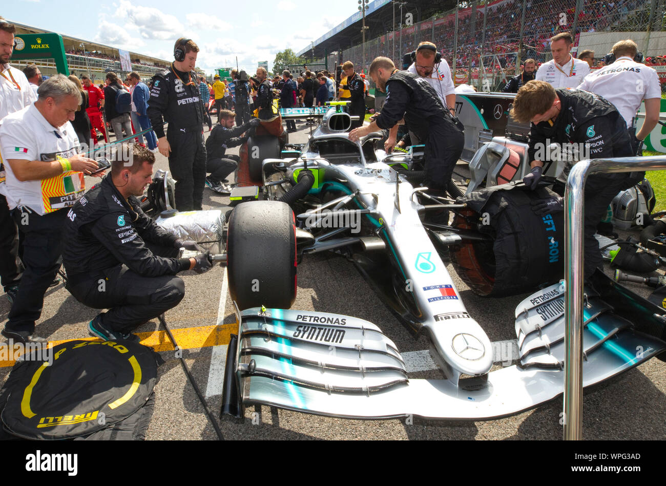 Monza, Italy. 08th Sep, 2019. Monza, Italy - September 08, 2019: FIA Formula One World ...