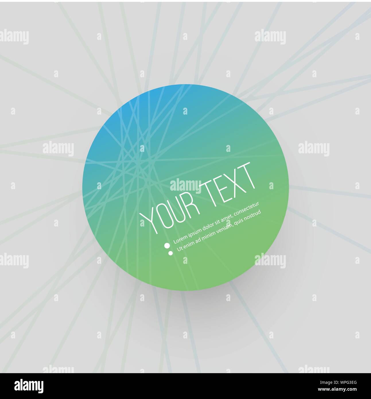 Abstract Background with Minimal Circular Text Box Design ...