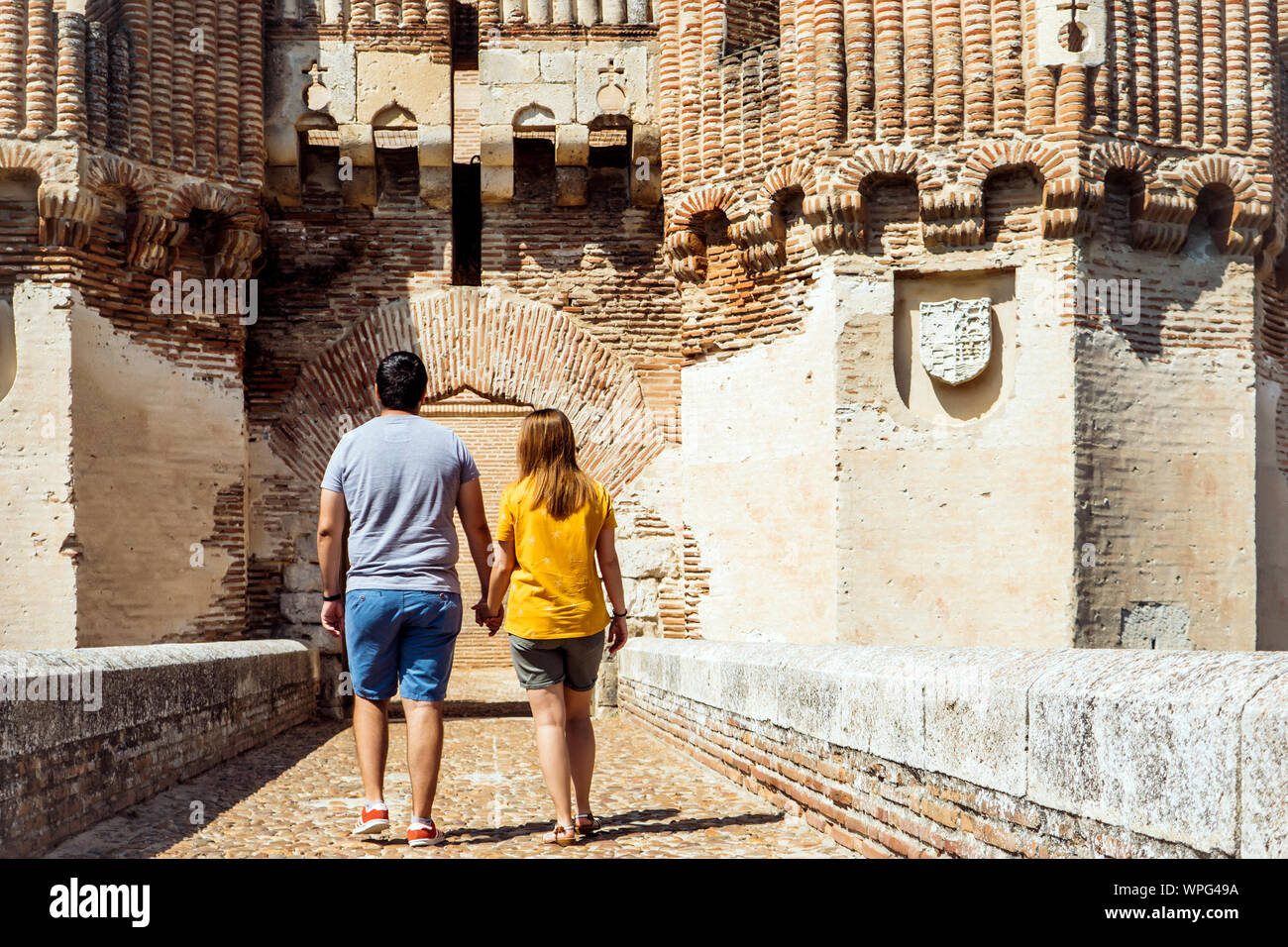 Couple in love walking together Stock Photo - Alamy