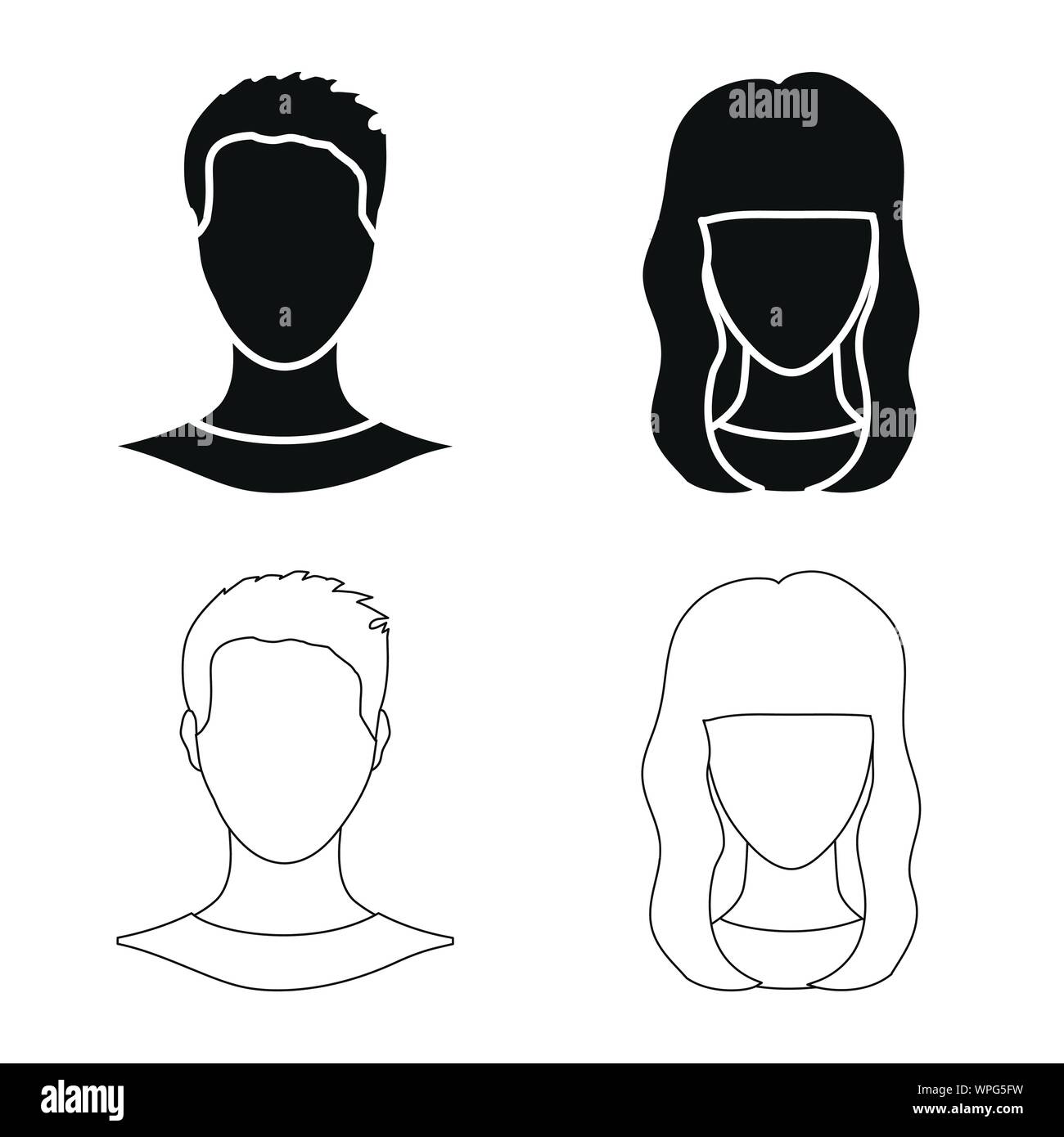 Vector design of professional and photo sign. Collection of ...