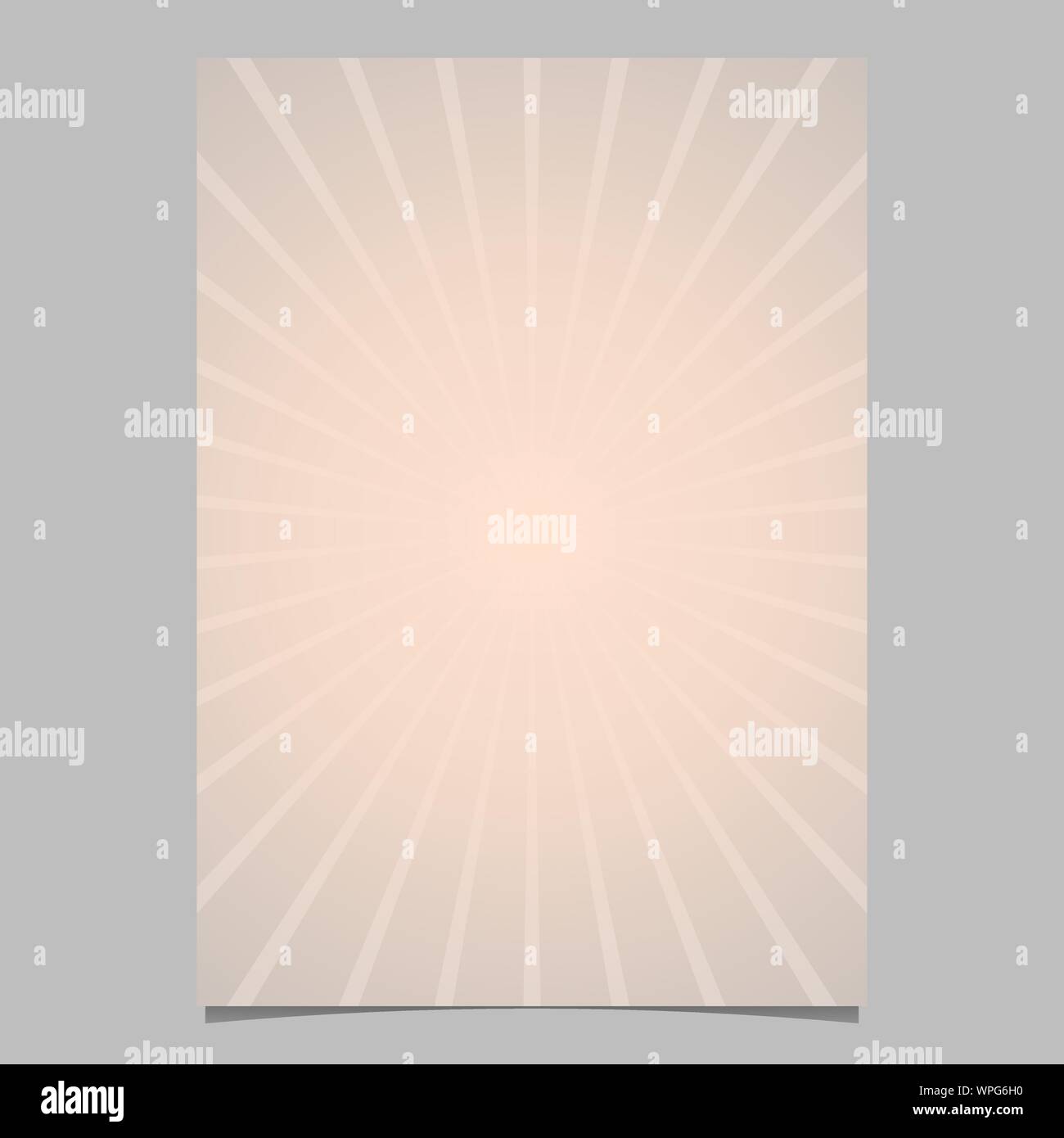 Abstract gradient sunray brochure template - vector poster background ...