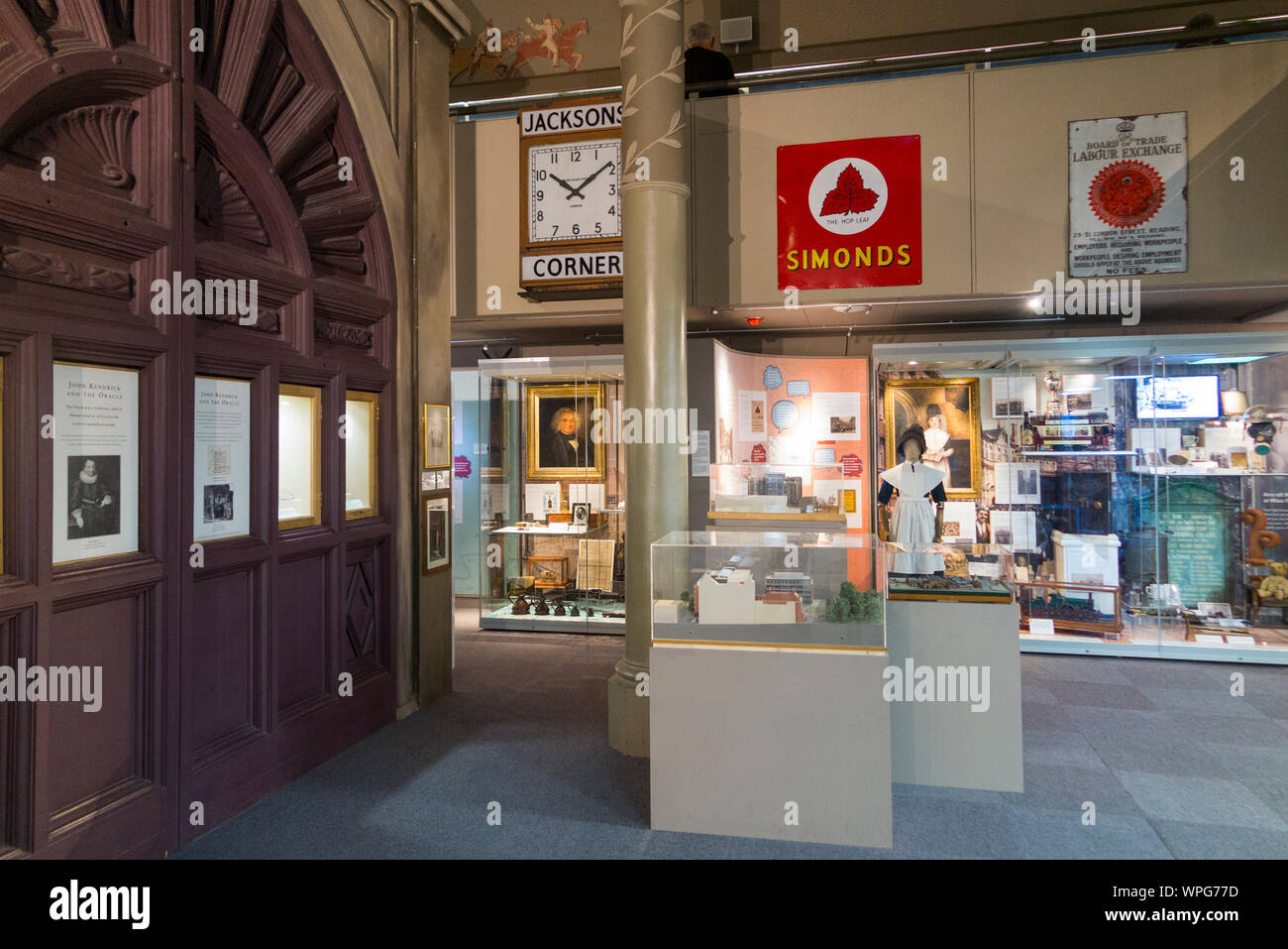 The Story of Reading Gallery; ground floor, Reading Museum. Reading ...
