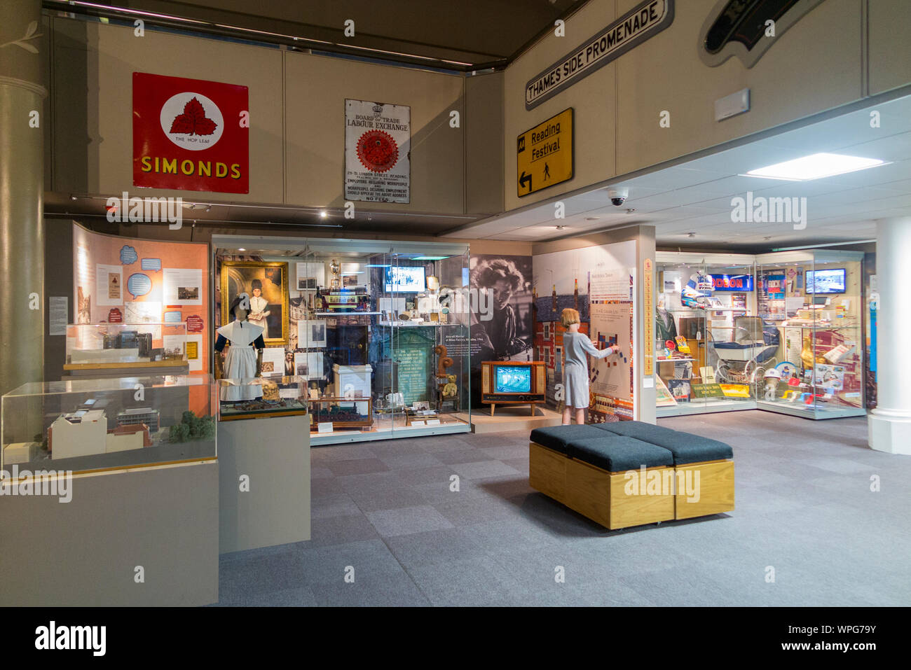 The Story of Reading Gallery; ground floor, Reading Museum. Reading ...