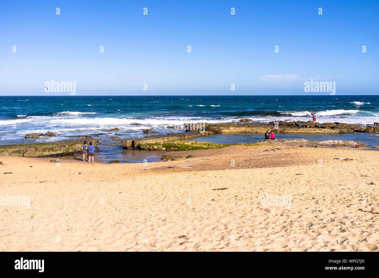 Rockpools at Merewether Beach in Newcastle, NSW, Australia Stock Photo ...