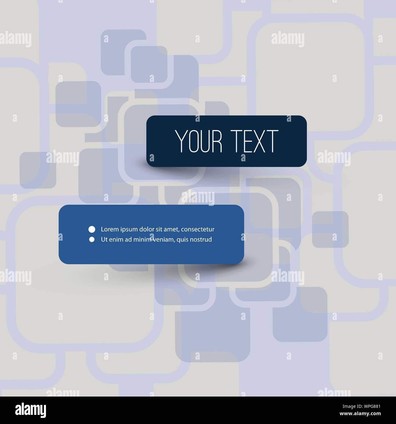 Abstract Squares Background with Minimal Text Box Design Stock Vector ...