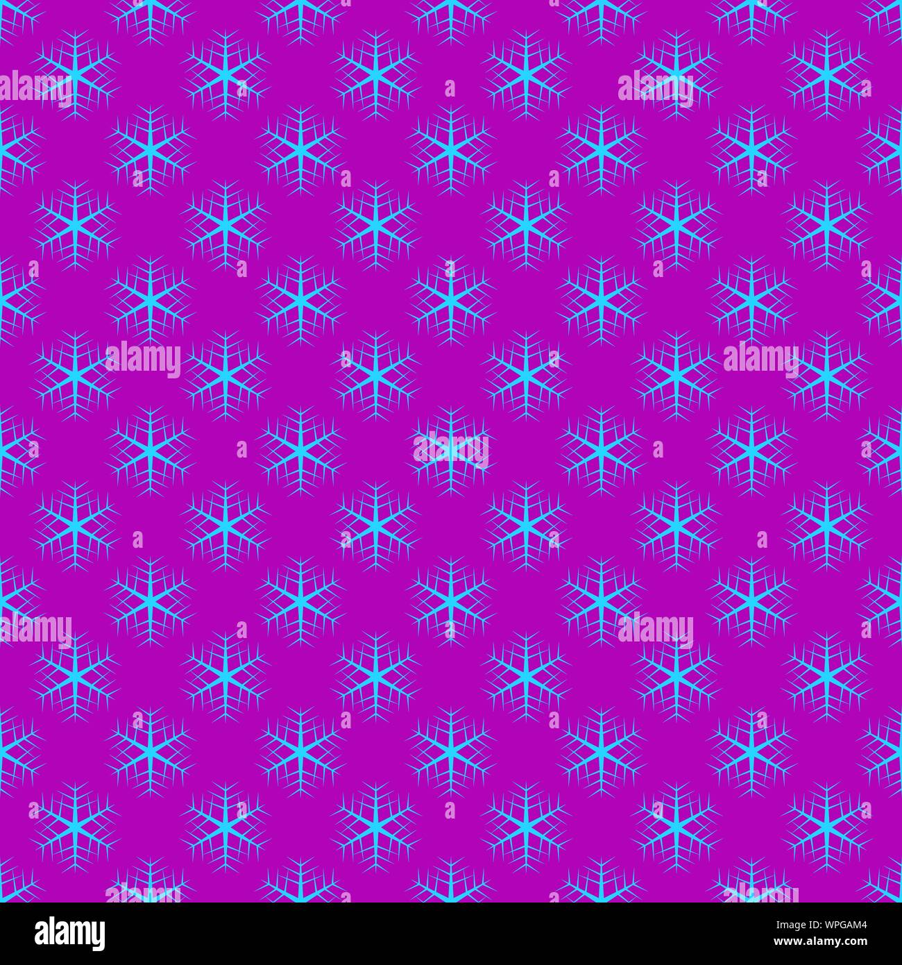 Repeating geometrical stylized snowflake pattern wallpaper - vector ...