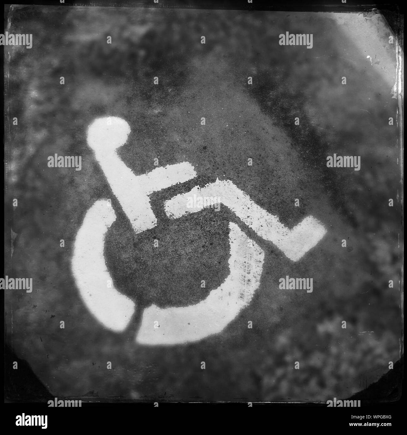 Disabled Road Marking High Resolution Stock Photography and Images - Alamy