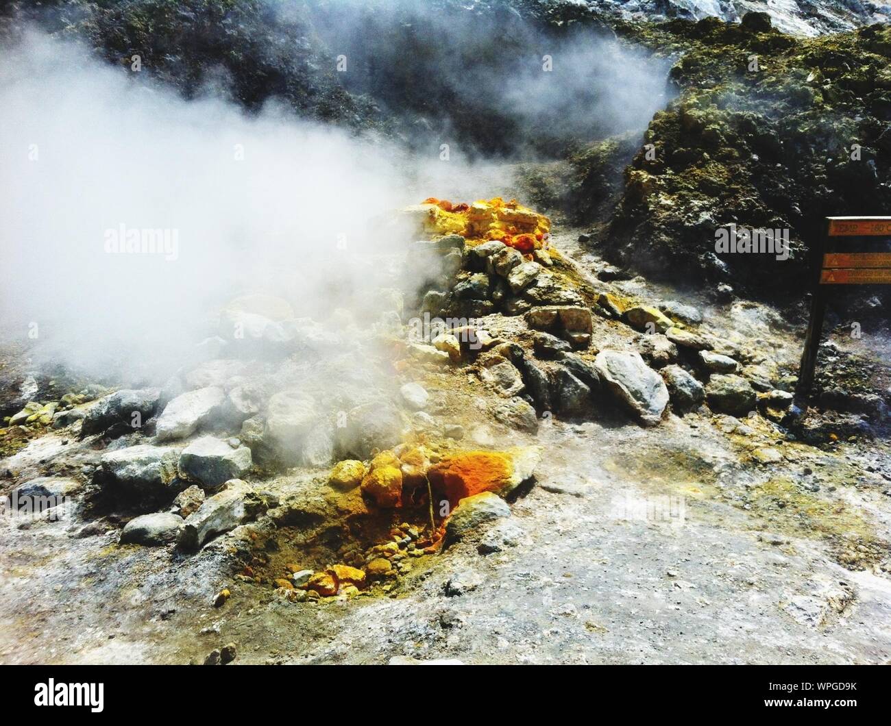 Steam erupting from a geyser hi-res stock photography and images - Alamy