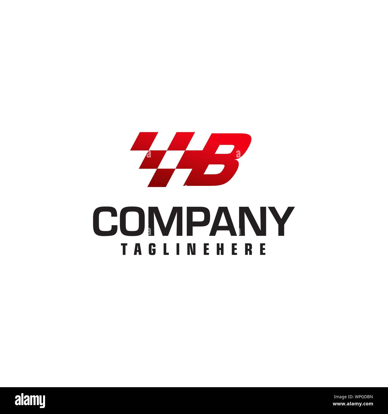 Auto speed letter B logo template vector illustration Stock Vector ...