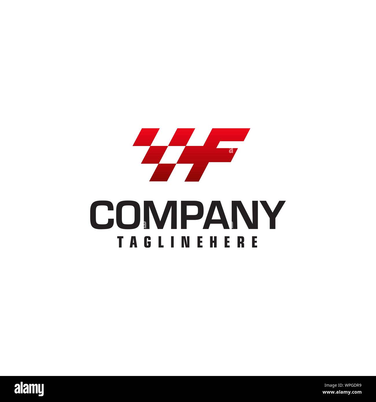 Auto speed letter F logo template vector illustration Stock Vector ...