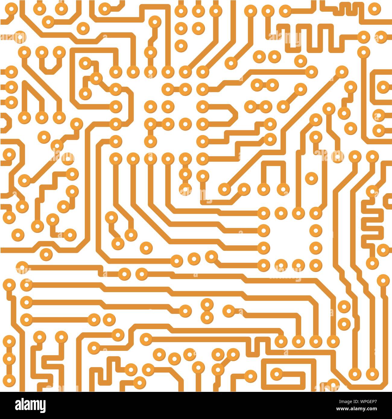 Seamless square texture - vector electronic circuit board Stock Vector ...