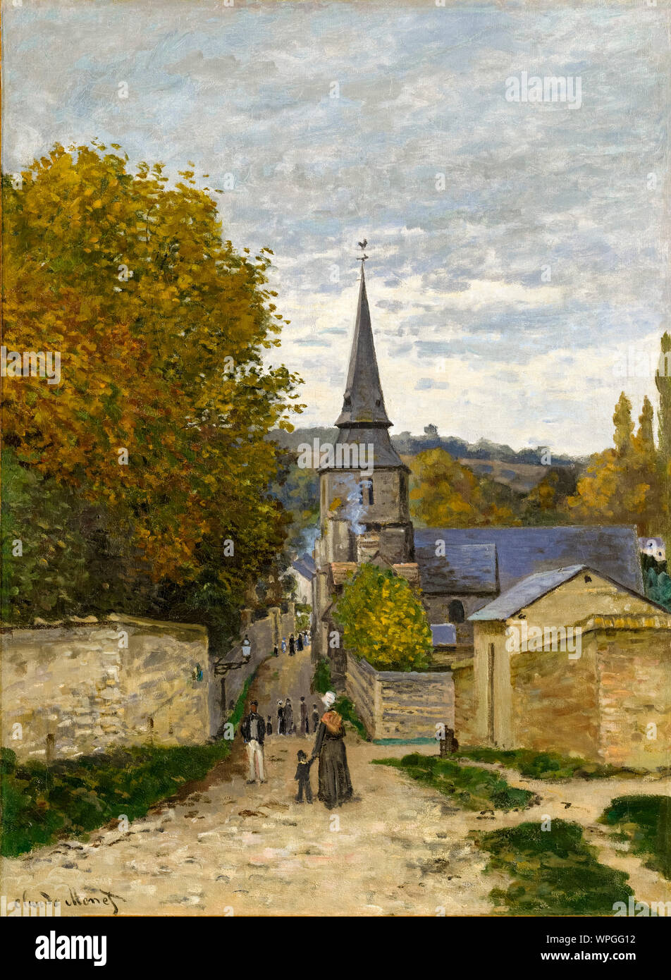 Claude monet street hi-res stock photography and images - Alamy