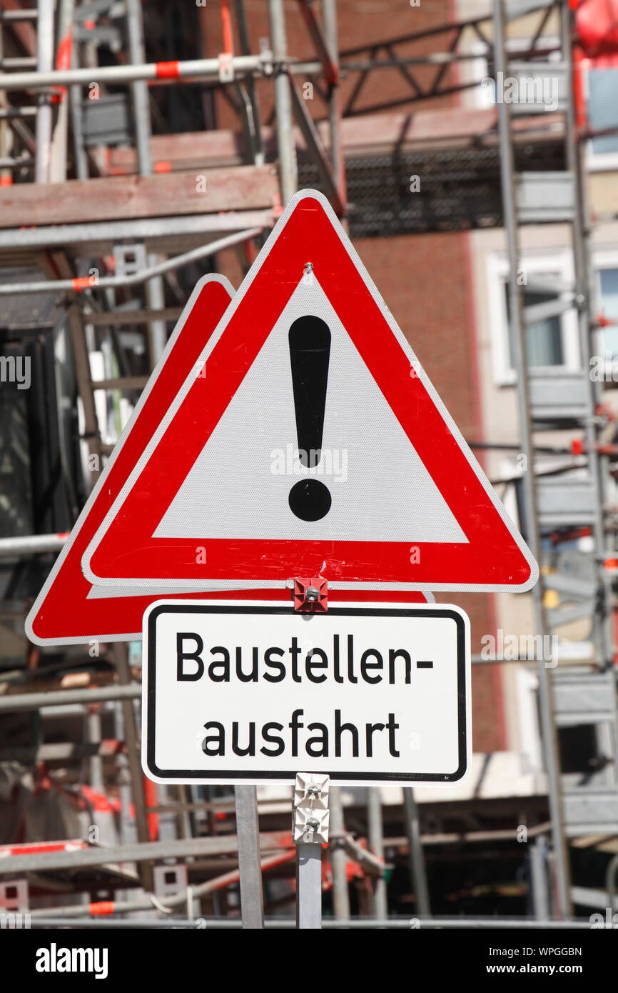 Construction site exit hi-res stock photography and images - Alamy