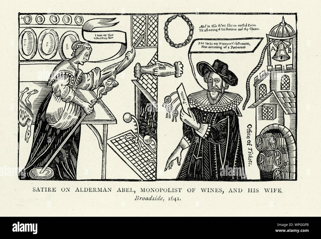 Satirical cartoon 17th century hi-res stock photography and images - Alamy