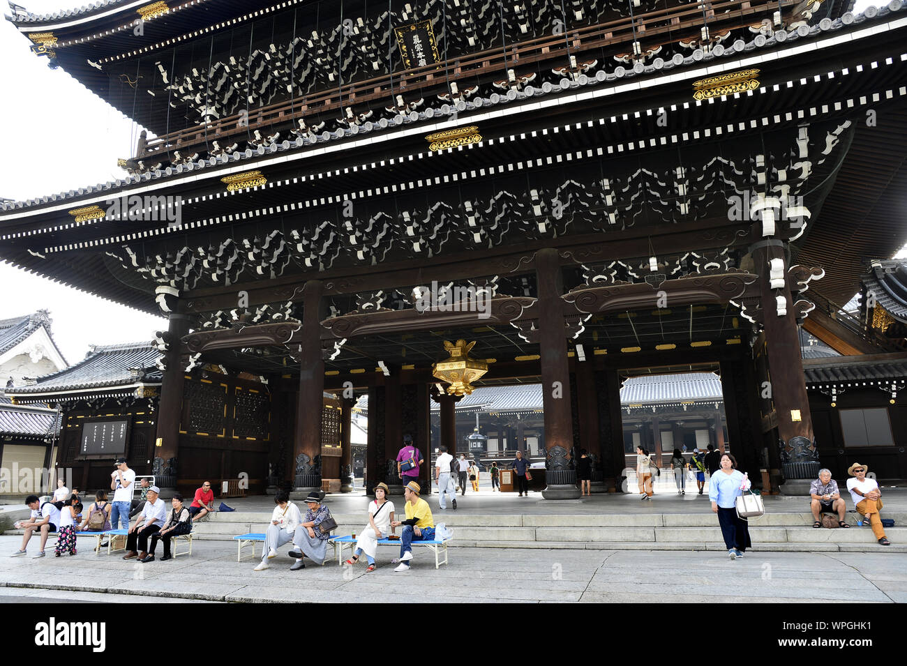 Higashi Hongan-ji temple - Kyoto - Japan Stock Photo - Alamy