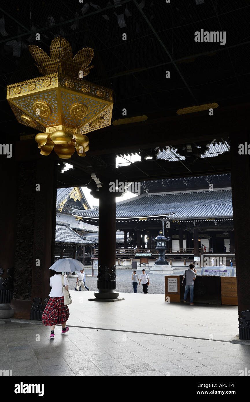 Higashi Hongan-ji temple - Kyoto - Japan Stock Photo - Alamy